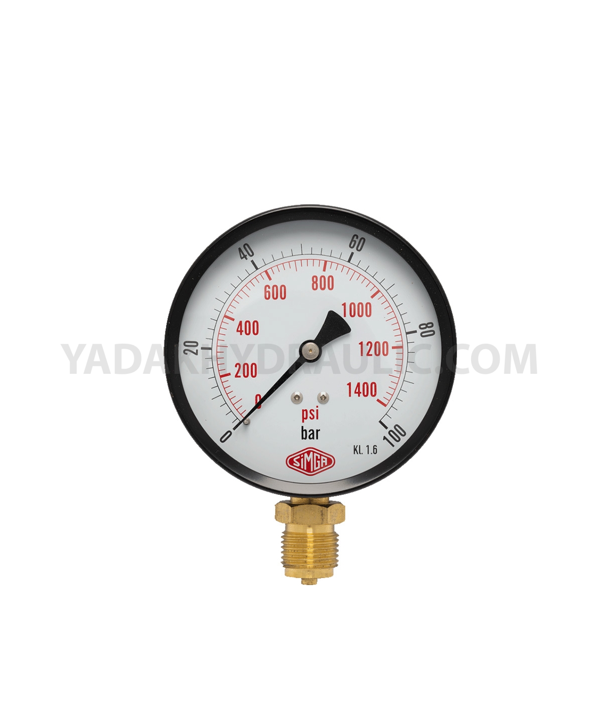 Sigma 10 cm Vertical Dry Pressure Gauge - Yadak Hydraulick
